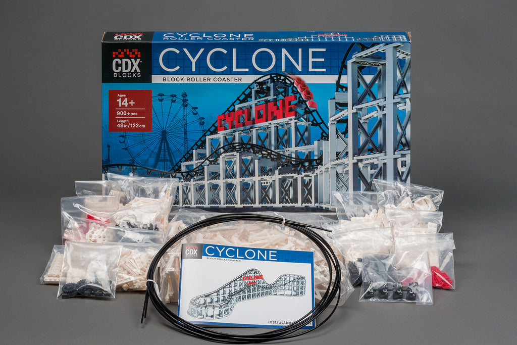 The Cyclone Roller Coaster Kit | Brick Roller Coaster – CDX Blocks